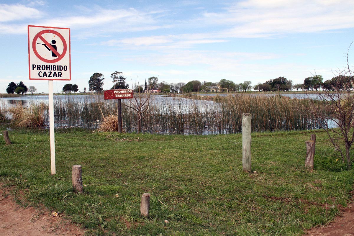 Parque Delfín Pérez: Bajó el agua, pero todavía hay sectores anegados ...