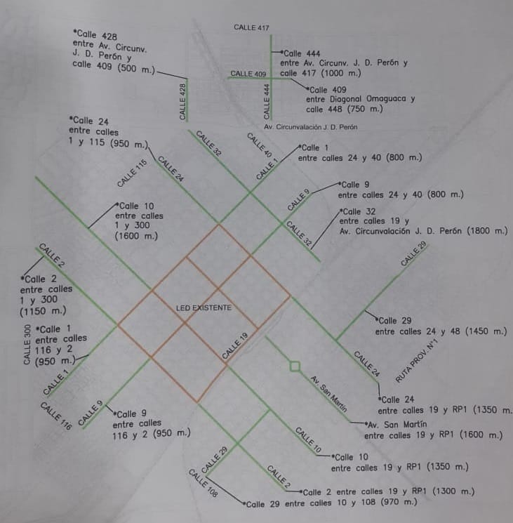 Mirá en qué calles y barrios de General Pico se empezaron a colocar las ...