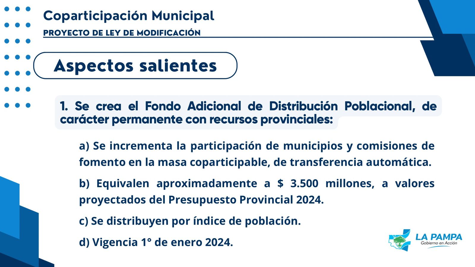 Coparticipación: con recursos propios, el Ejecutivo Provincial crea un ...