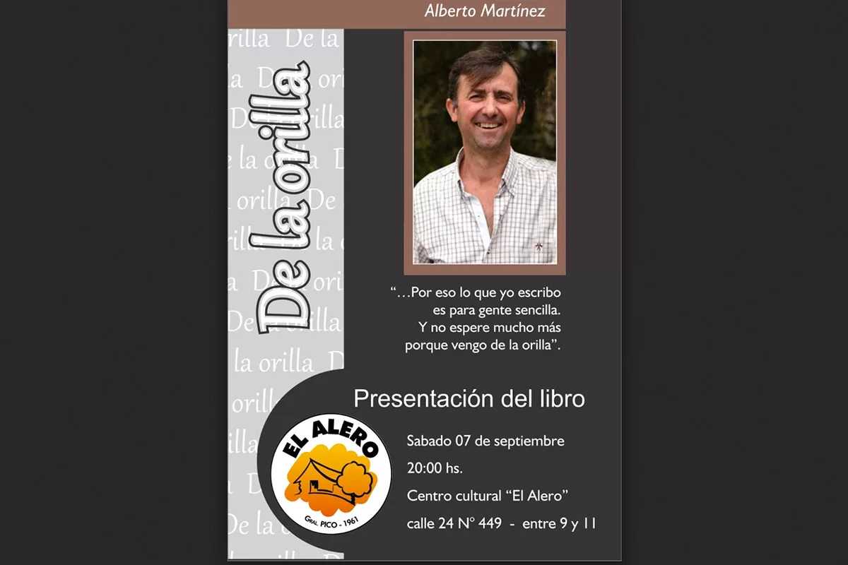 Presentación del libro “De la Orilla” de Alberto Martínez en el Centro ...