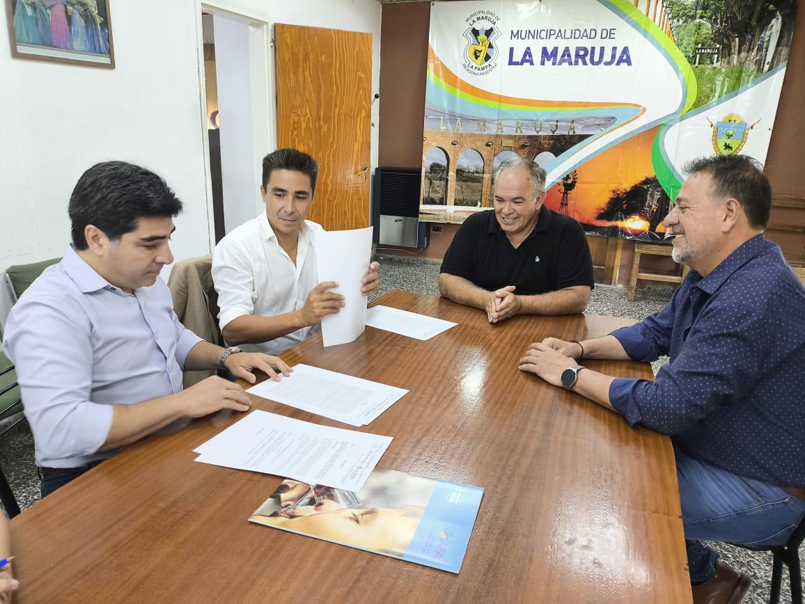 La Maruja: firman convenio para realizar obras de mejoras en el ...