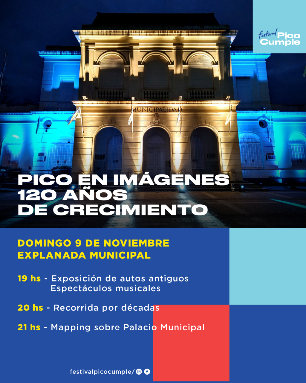Celebran los 120 años de General Pico con un show de mapping y un ...