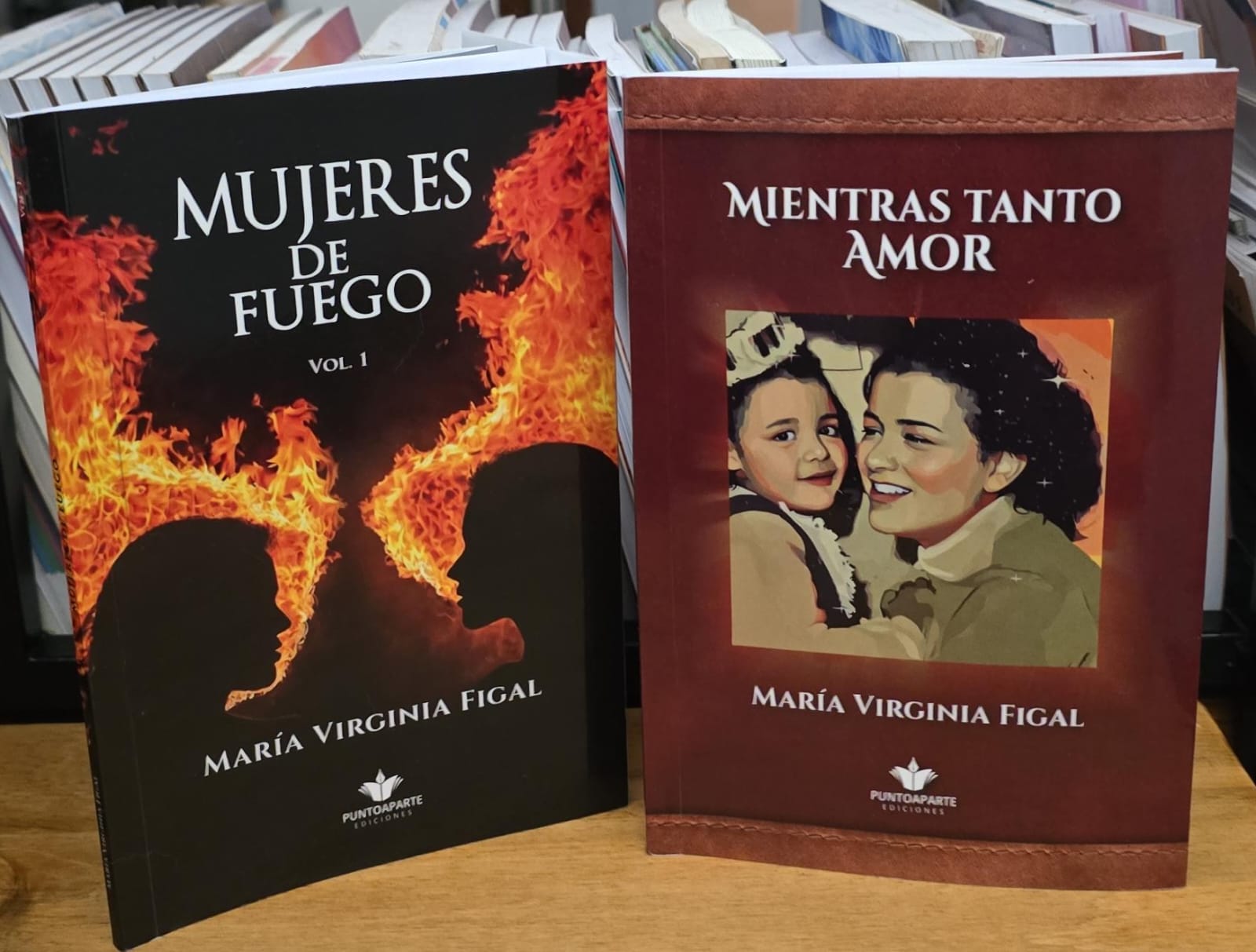 La escritora Virginia Figal presenta sus libros “Mujeres de Fuego” y ...