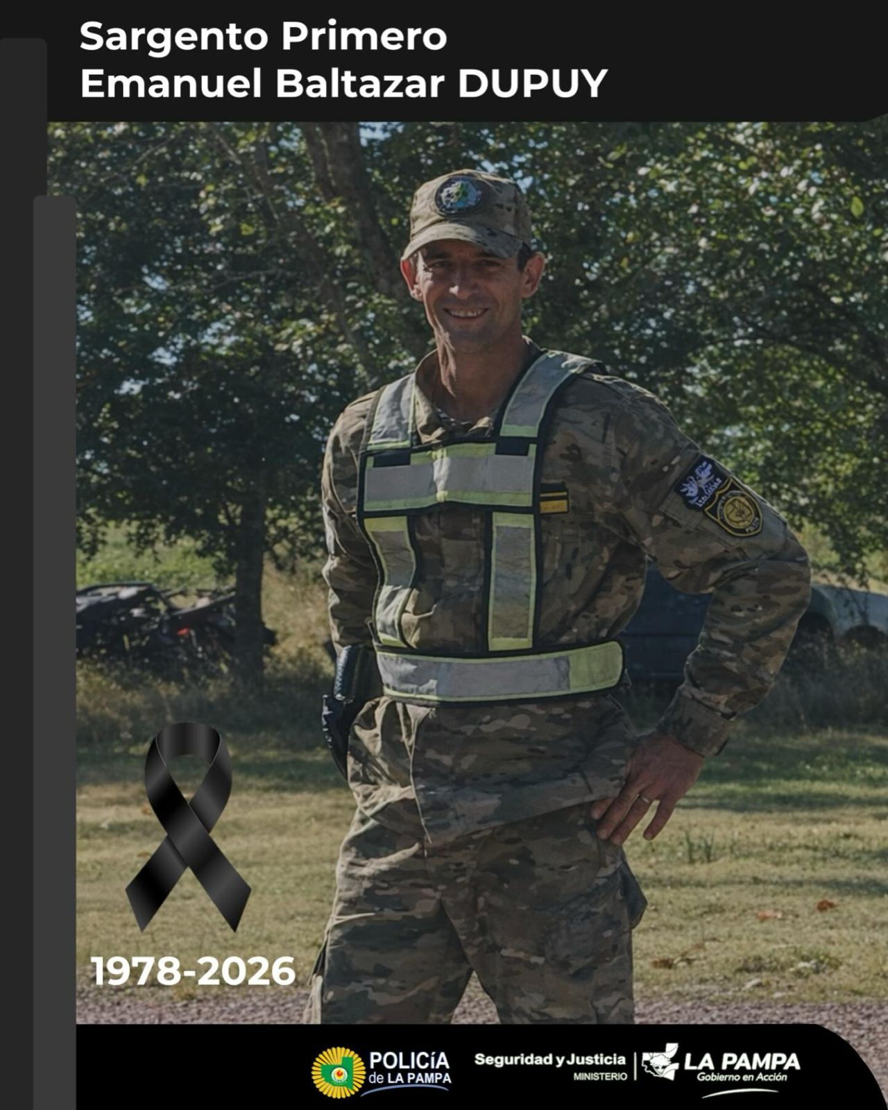 Pesar en la fuerza y la comunidad por el fallecimiento del sargento ...