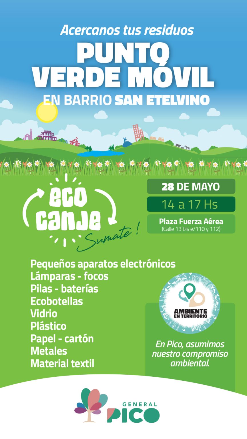 El Punto Verde Móvil se instalará este jueves en la plaza Fuerza Aérea ...